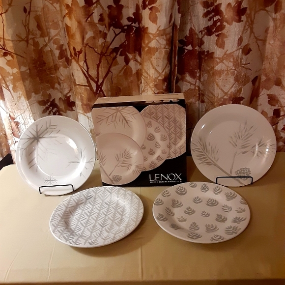 Lenox | Dining | Lenox Alpine Assorted Accent Plates Set Of 4 875 ...